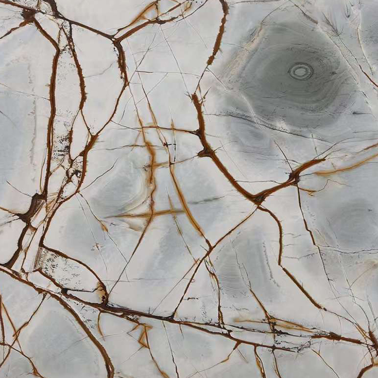 Natural stone blue roma illusion quartzite for kitchen countertops