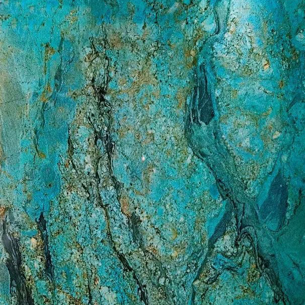 Beautiful stone fantasy blue green quartzite for kitchen countertops