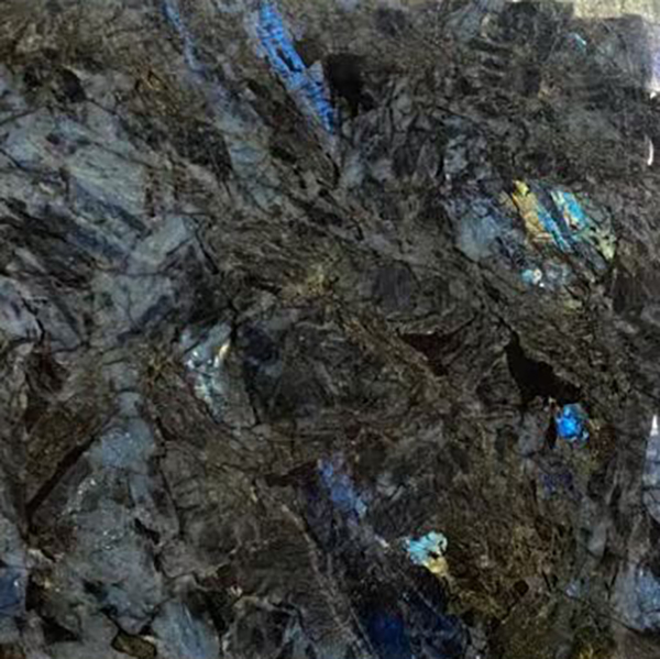 Luxury stone labradorite lemurian blue granite slab for countertops